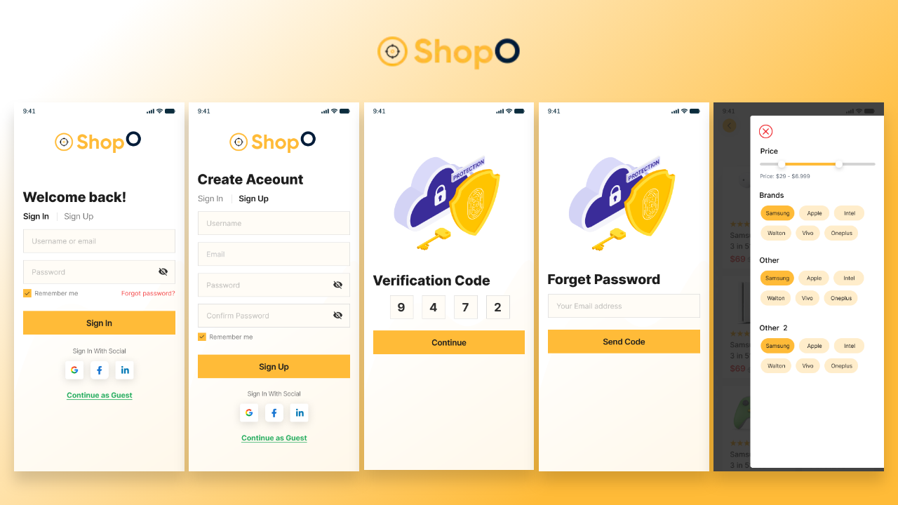 ShopO - Flutter eCommerce App Ui Kit by QuomodoTheme | CodeCanyon